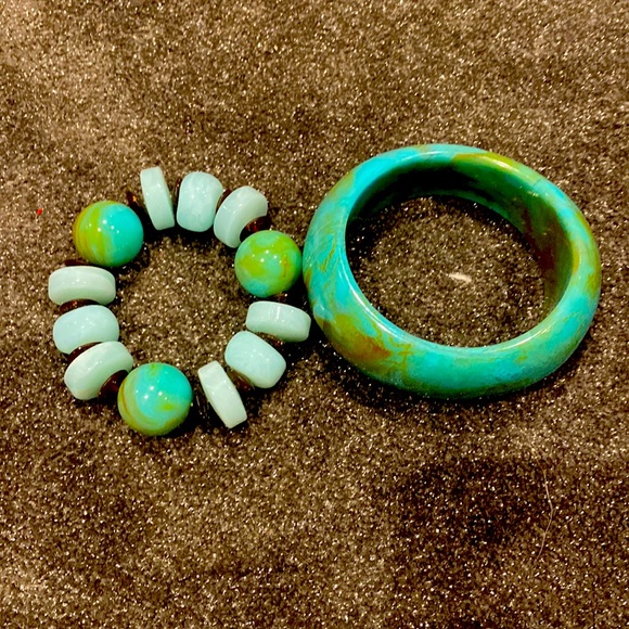 Vintage | Jewelry | Funky Chunky Vintage 9s Bracelets | Poshmark